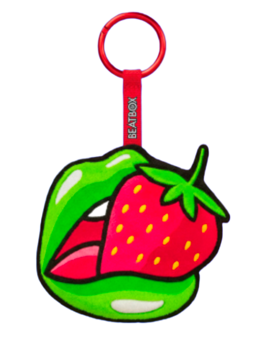 Strawberry Plushie Key Chain – BeatBox Beverages